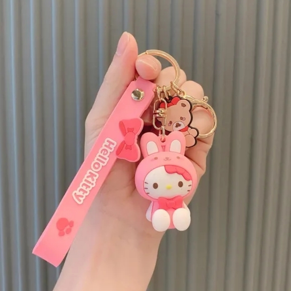 Hello Kitty | Accessories | Hello Kitty Keychain Bunny Costume | Poshmark